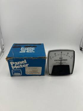 GE 50-162122GBVA2 Panel Meter Kiloamperes Analog Gauge Nos